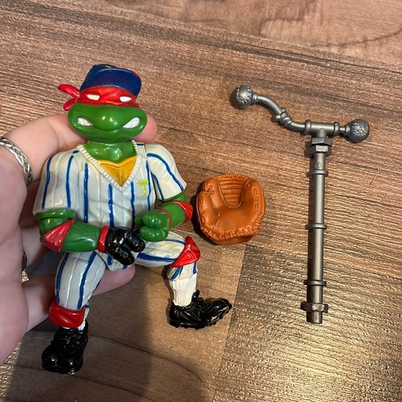 Toys | Grand Slammin Raph Vintage Tmnt Ninja Turtles Figure 1991 ...